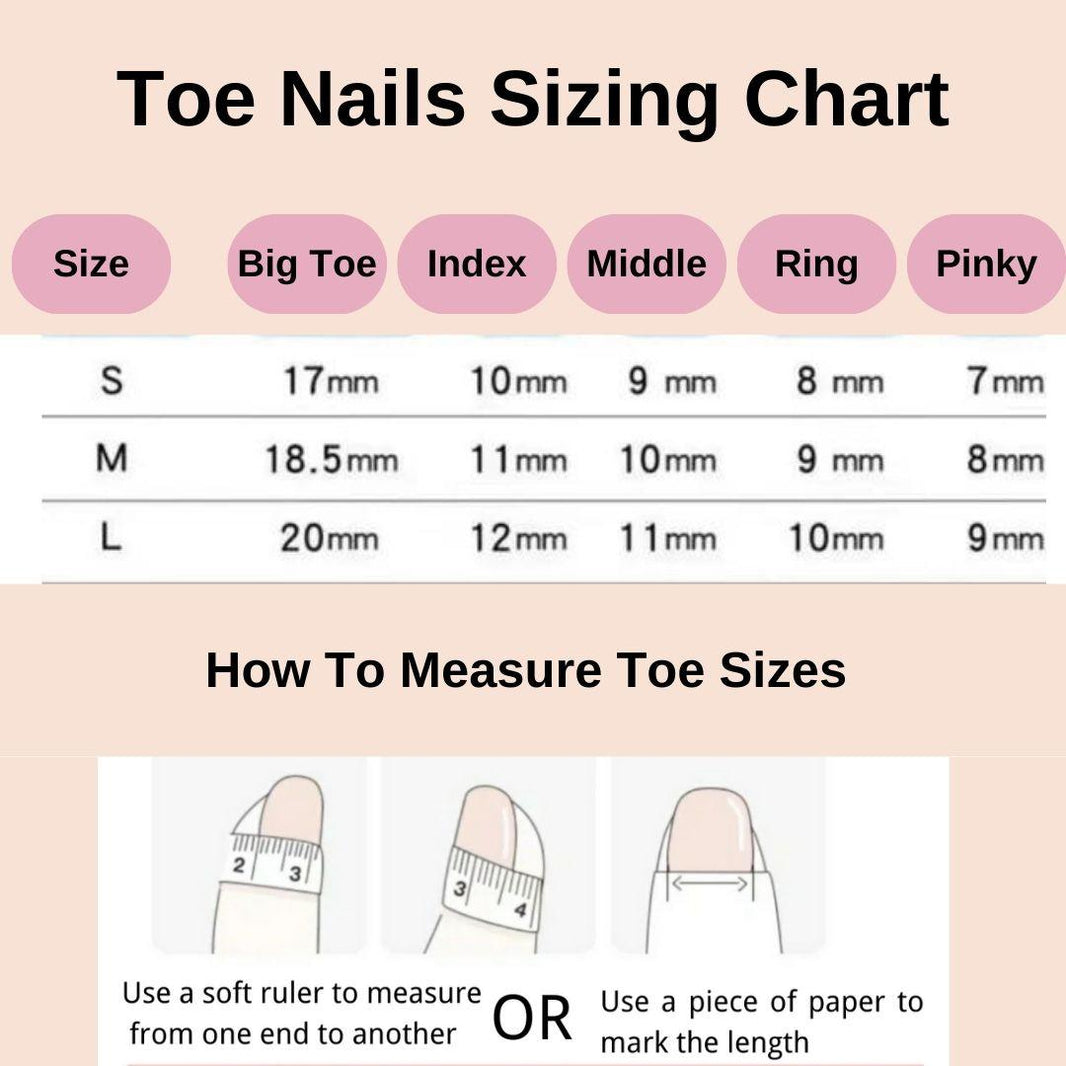 Press-on Toe Nails – hanakoko